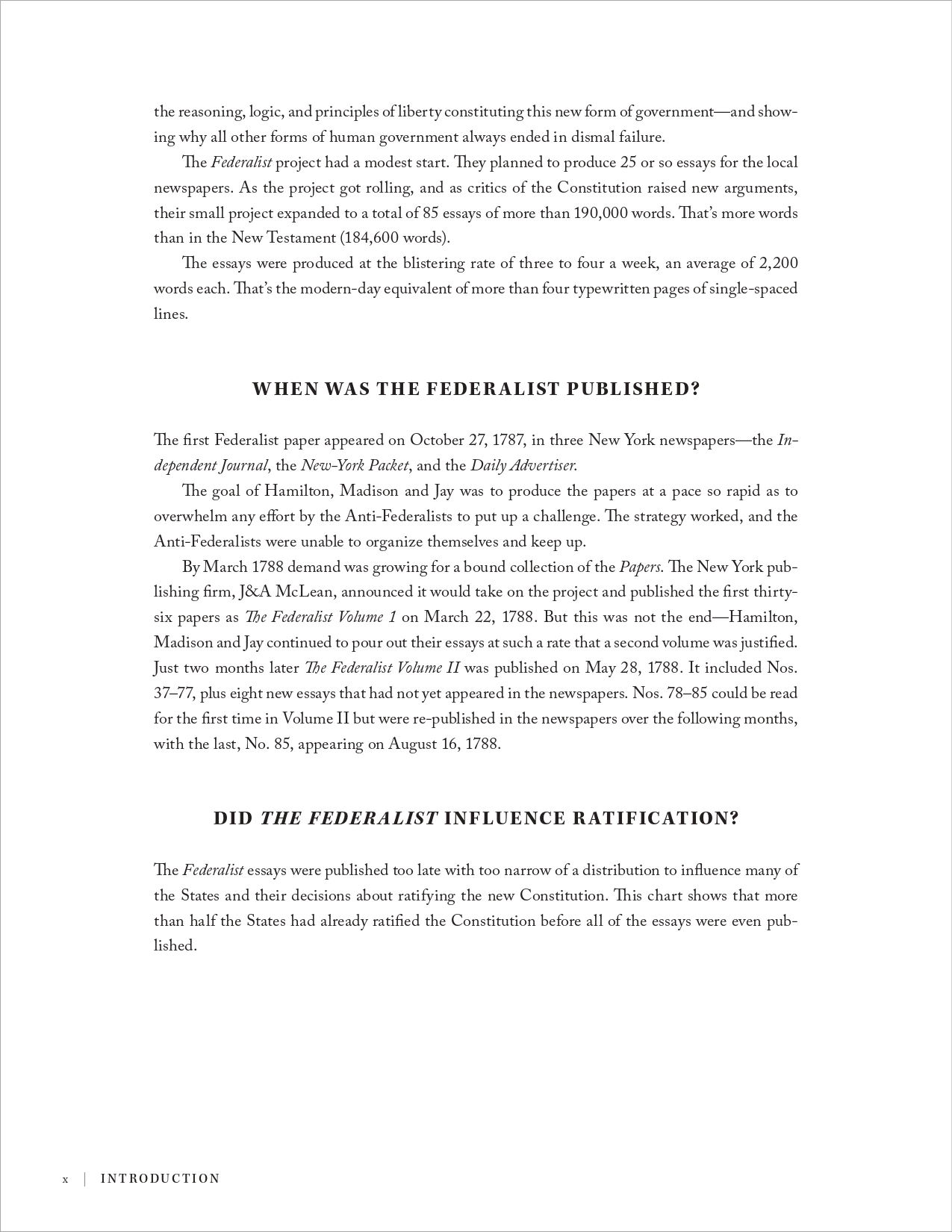 The Federalist Papers Made Easier | Izzard Ink
