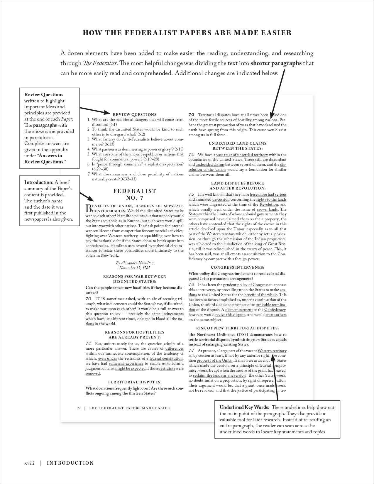 The Federalist Papers Made Easier | Izzard Ink