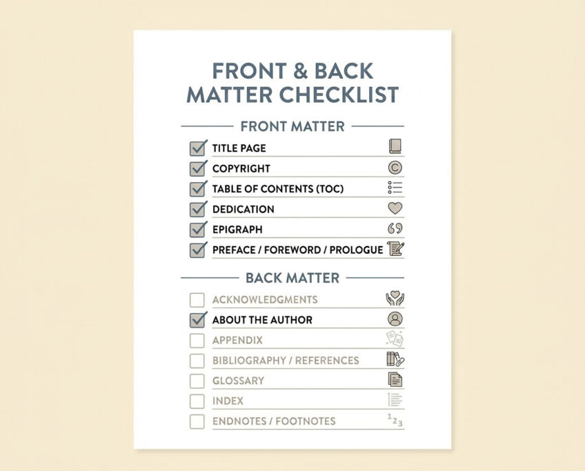 Front And Back Matter In A Book: A Professional Author’s Guide